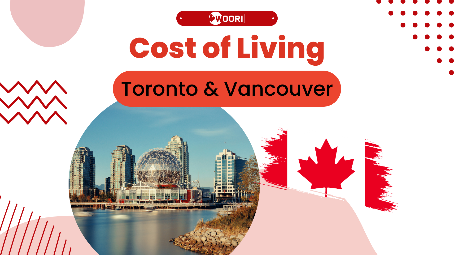 Cost of living in Toronto and Vancouver